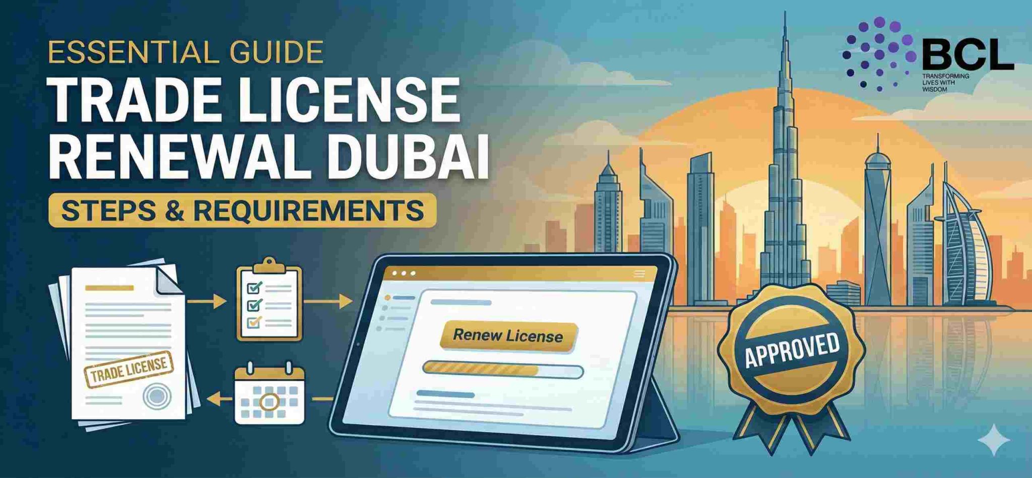 Dubai Trade License Renewal | Process, Documents & Deadlines